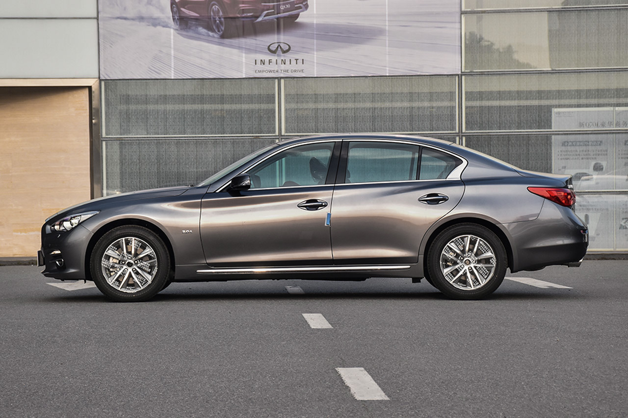 【英菲尼迪Q50L外观铂金灰图片-高清实拍图】 -新浪汽车