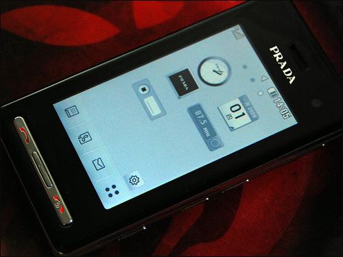 侧滑全键盘 LG二代PRADA手机KF900评测(16)_手机新浪网