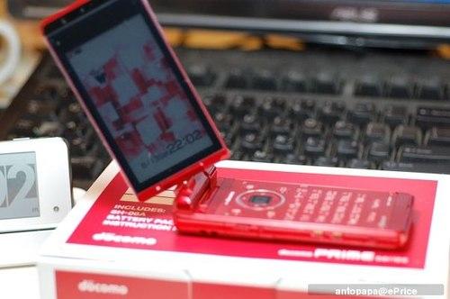 千万像素 红色版夏普SH-06A开箱图赏_手机新浪网