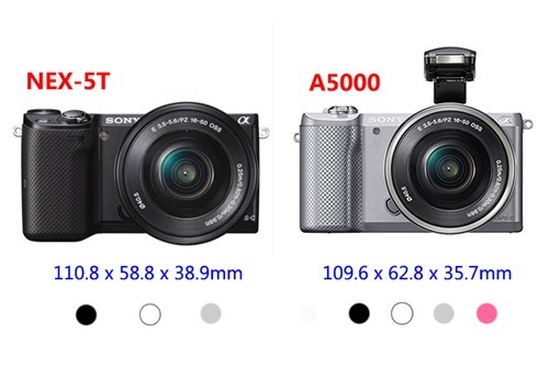 买新or买旧 索尼A5000与NEX-5T对比_手机新浪网