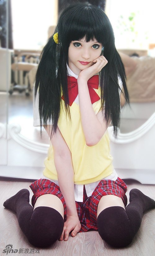 俄罗斯Cos少女让日韩宅全折腰_新浪游戏_手机新浪网