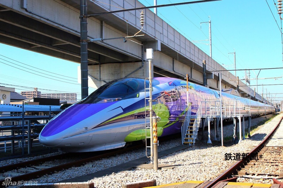 日本新干线推EVA主题涂装专列_新浪游戏_手机新浪网