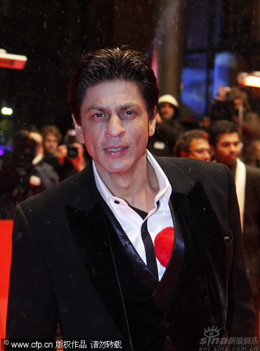 主演印度影帝沙鲁汗Shah Rukh Khan出席首映式 (5)_新浪图集_新浪网