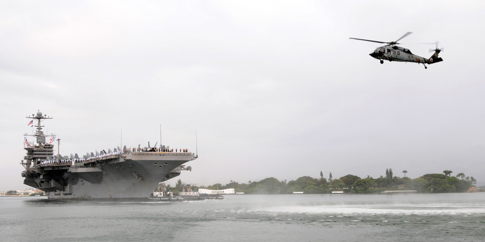 cvn-74完成6个月的部署任务例行访问夏威夷_新浪图集_新浪网