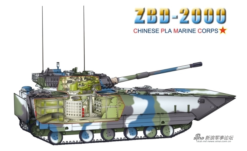 ZBD2000重型两栖突击炮_新浪图集_新浪网