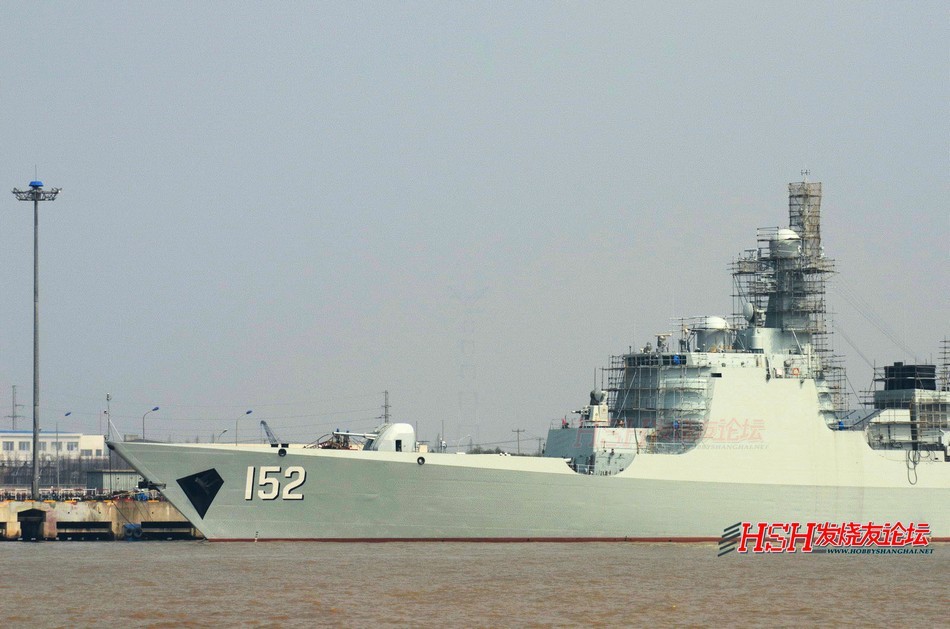 5th 052C DDG N.o152 will join PLAN, 2014 China will own 8x 052C/D ...