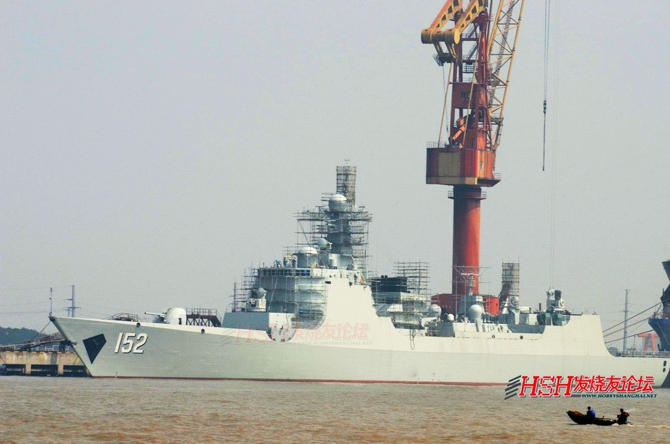 5th 052C DDG N.o152 will join PLAN, 2014 China will own 8x 052C/D ...
