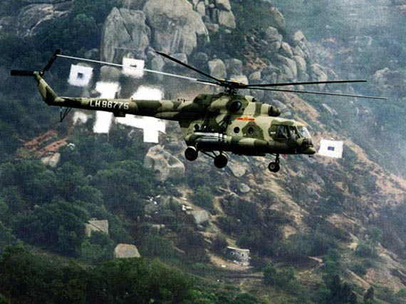 图文：中国陆航部队的米-171攻击型直升机_新浪军事_新浪网
