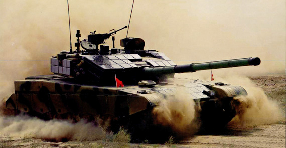 图文：国产新型99A2式主战坦克进行性能测试_新浪军事_新浪网