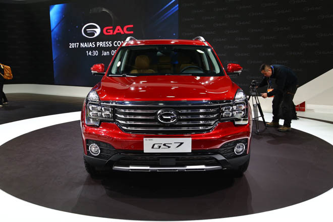 2017北美车展：广汽传祺GS7全球首发-手机新浪汽车