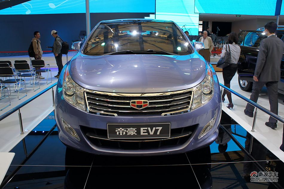 吉利帝豪EV7上海车展首发 搭1.0T+7DCT-手机新浪汽车